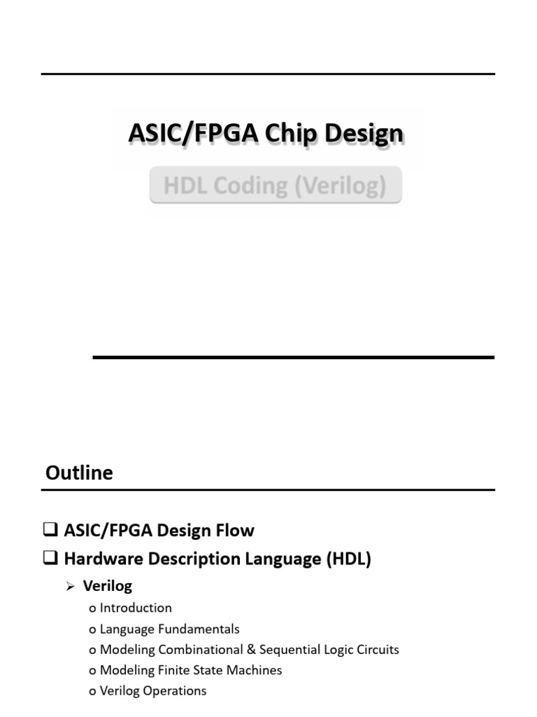 Session 2 | PDF | Hardware Description Language | Logic Synthesis