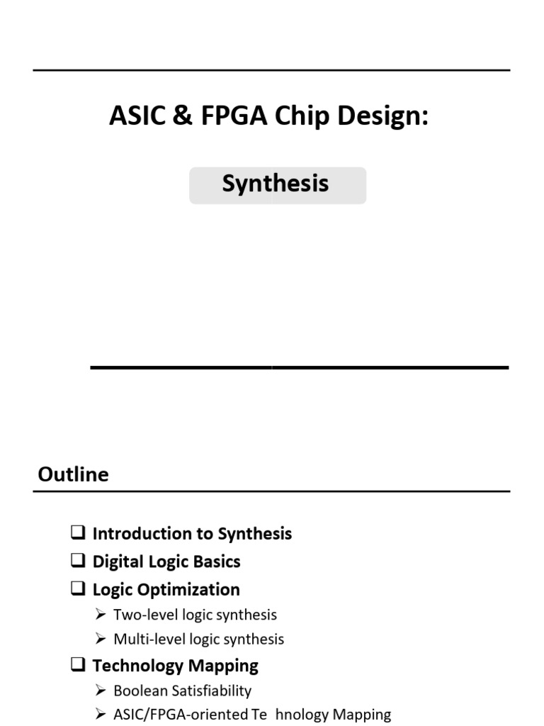 Session 3 | PDF | Logic Synthesis | Boolean Algebra