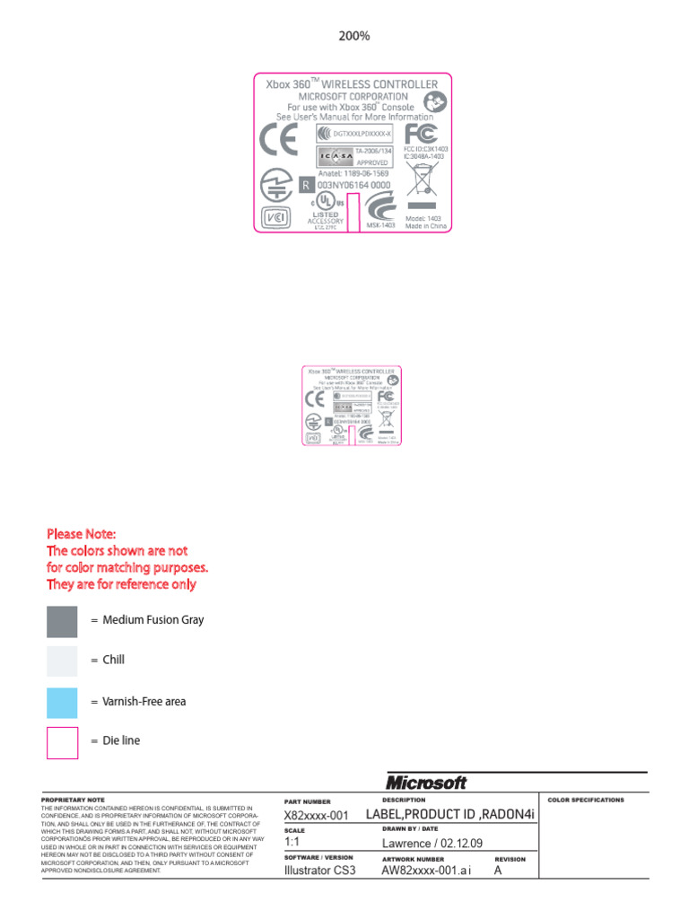Microsoft Product ID Label Design | PDF