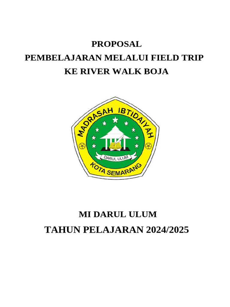 Proposal Field Trip 1 Aisyah Rev | PDF