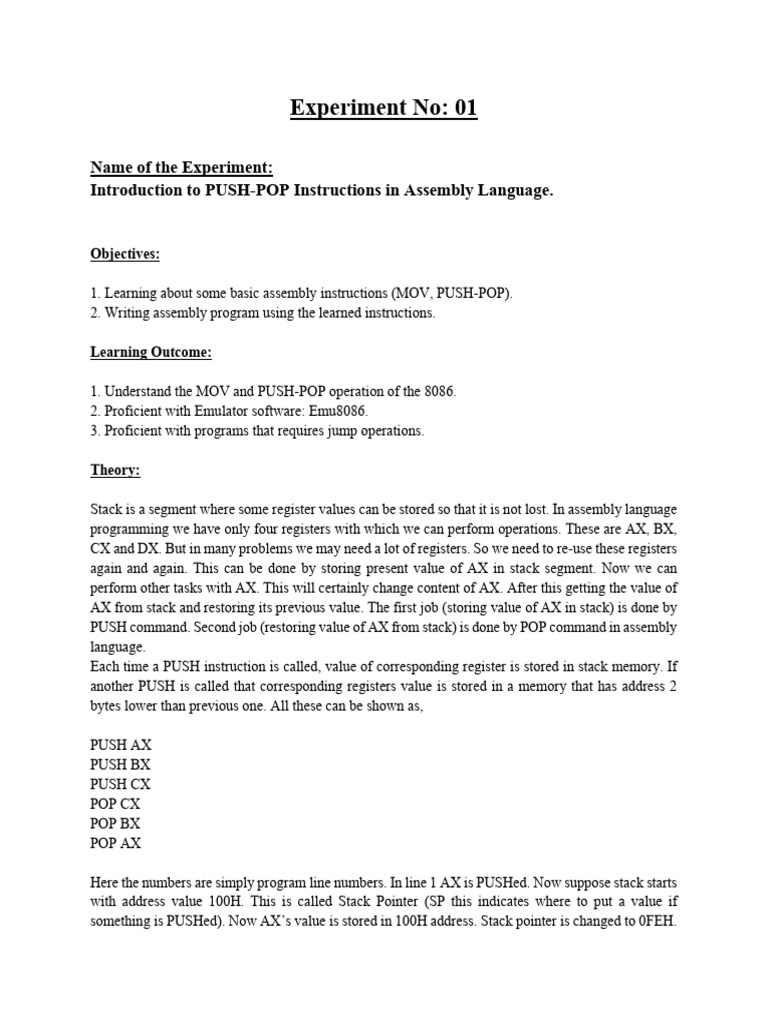 Lab Sheet 1 | PDF | Computer Engineering | Computing