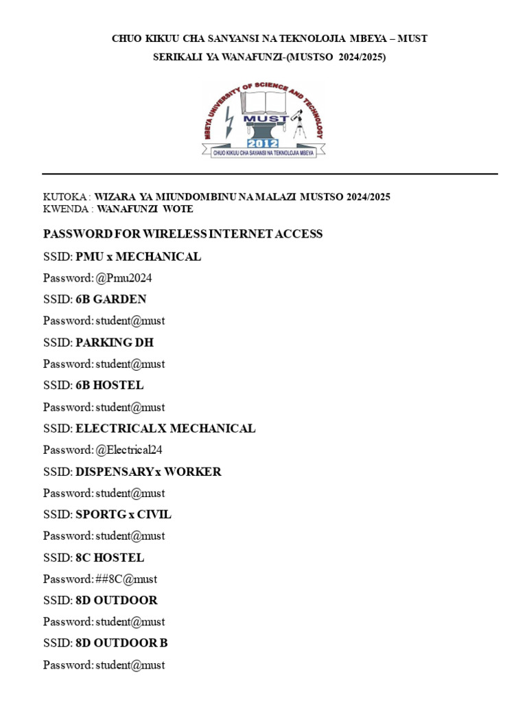 Password Za Kitonga | PDF