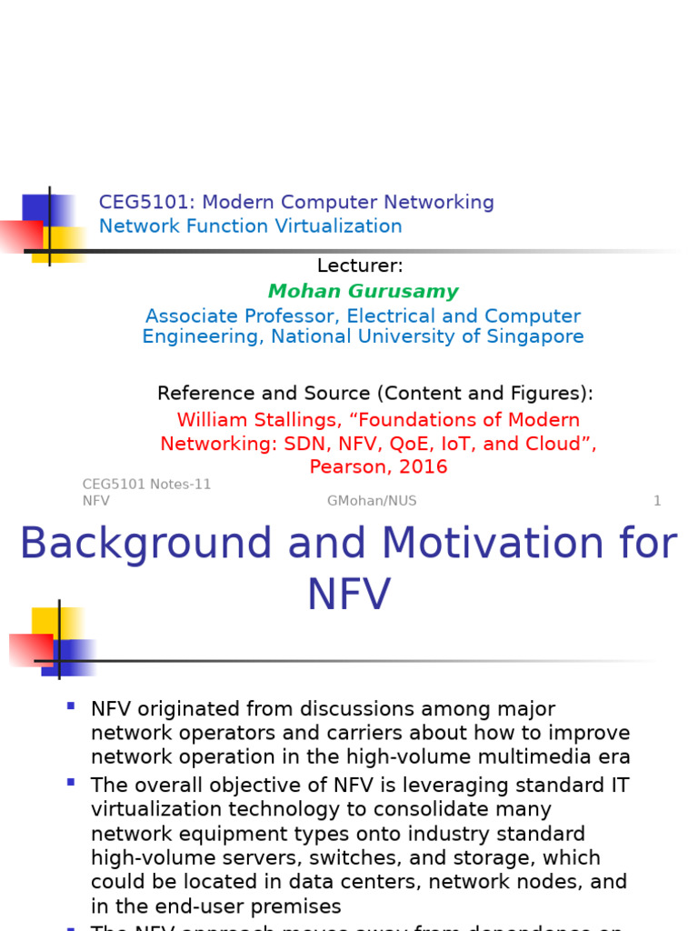 Network Function Virtualization Overview | PDF | Virtual Machine | Computer Network