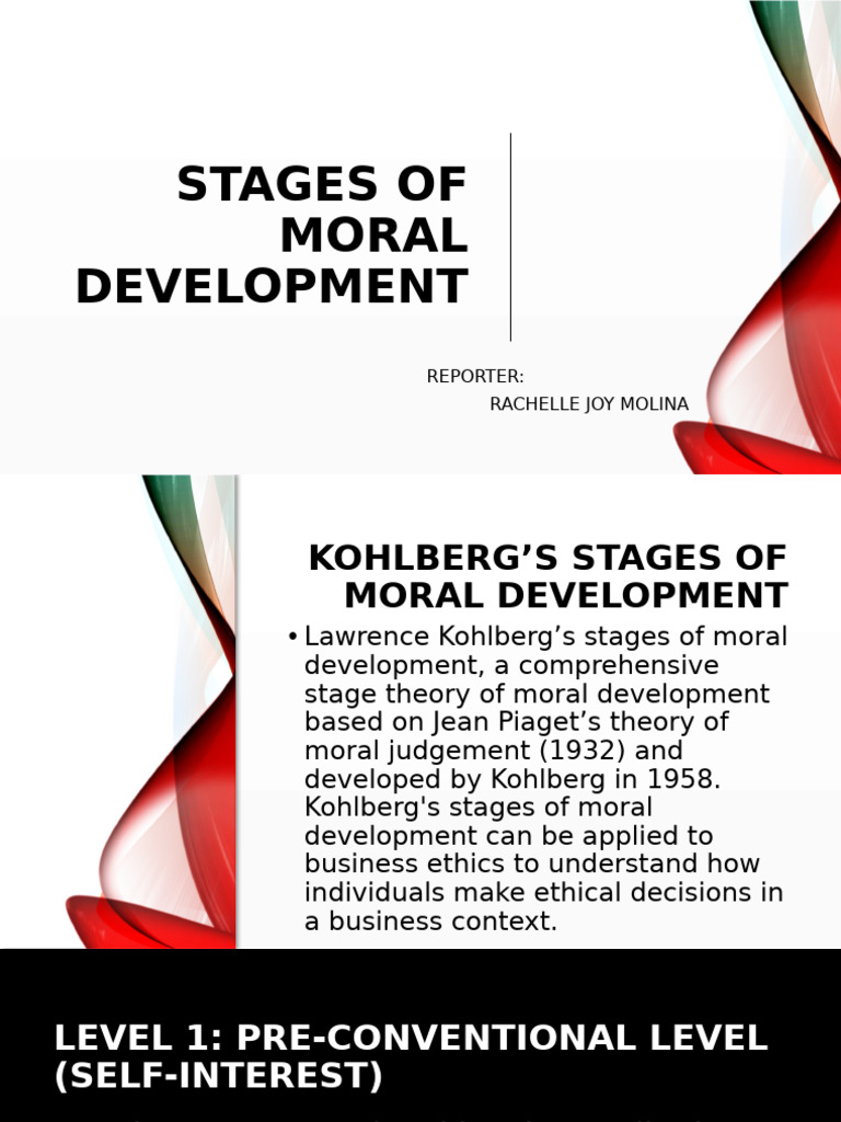 Kohlberg's Moral Development Stages | PDF | Social Psychology | Psychology