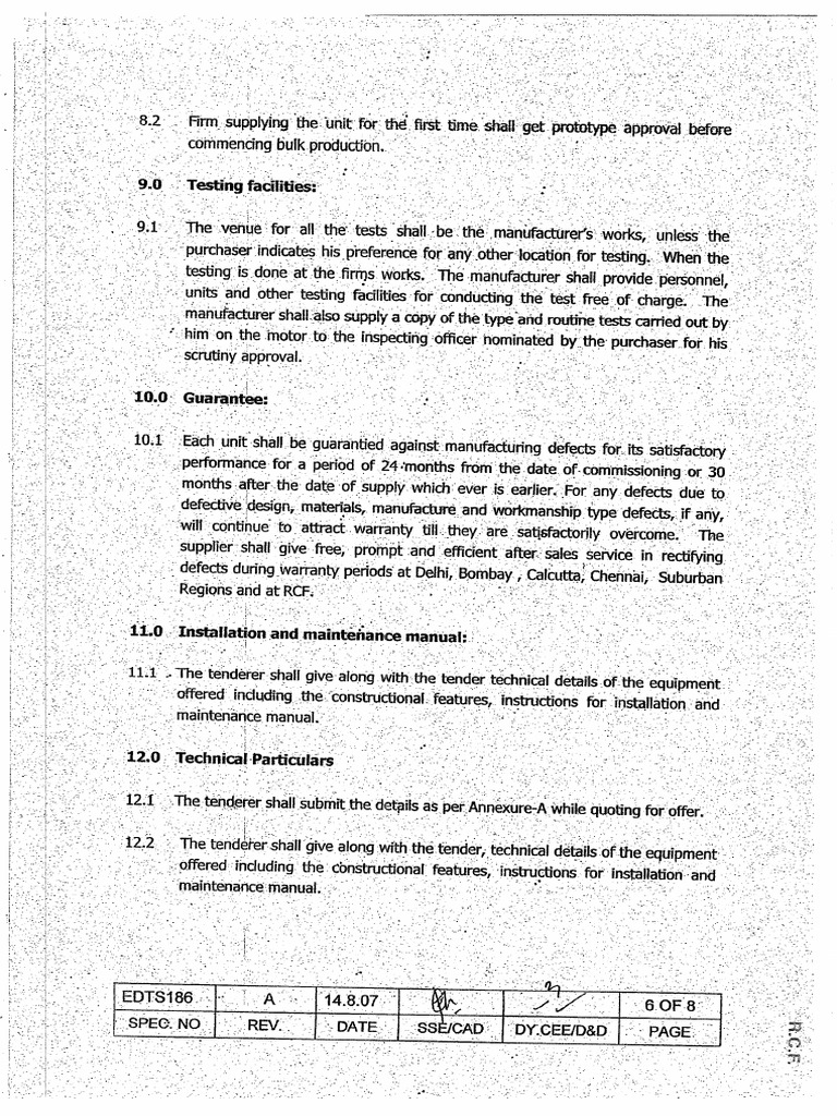 Guarantee Clause 10 EDTS 186 | PDF