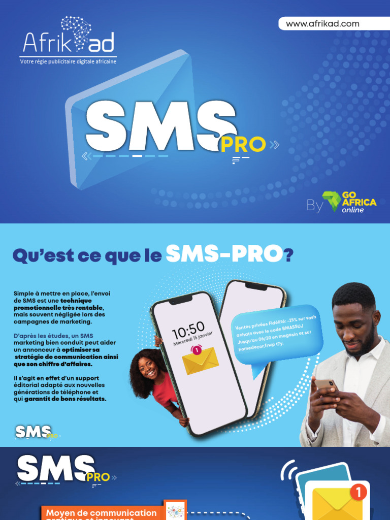 SMS Pro : Marketing Efficace en Afrique | PDF | Commercialisation ...