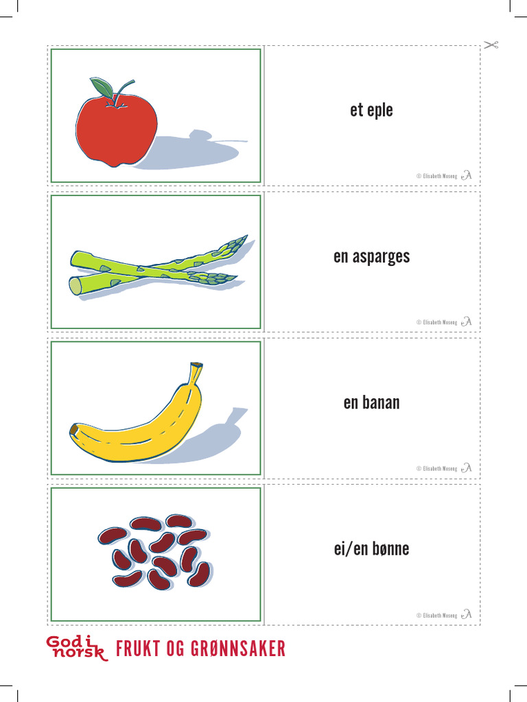 Frukt Og Grønnsaker | PDF