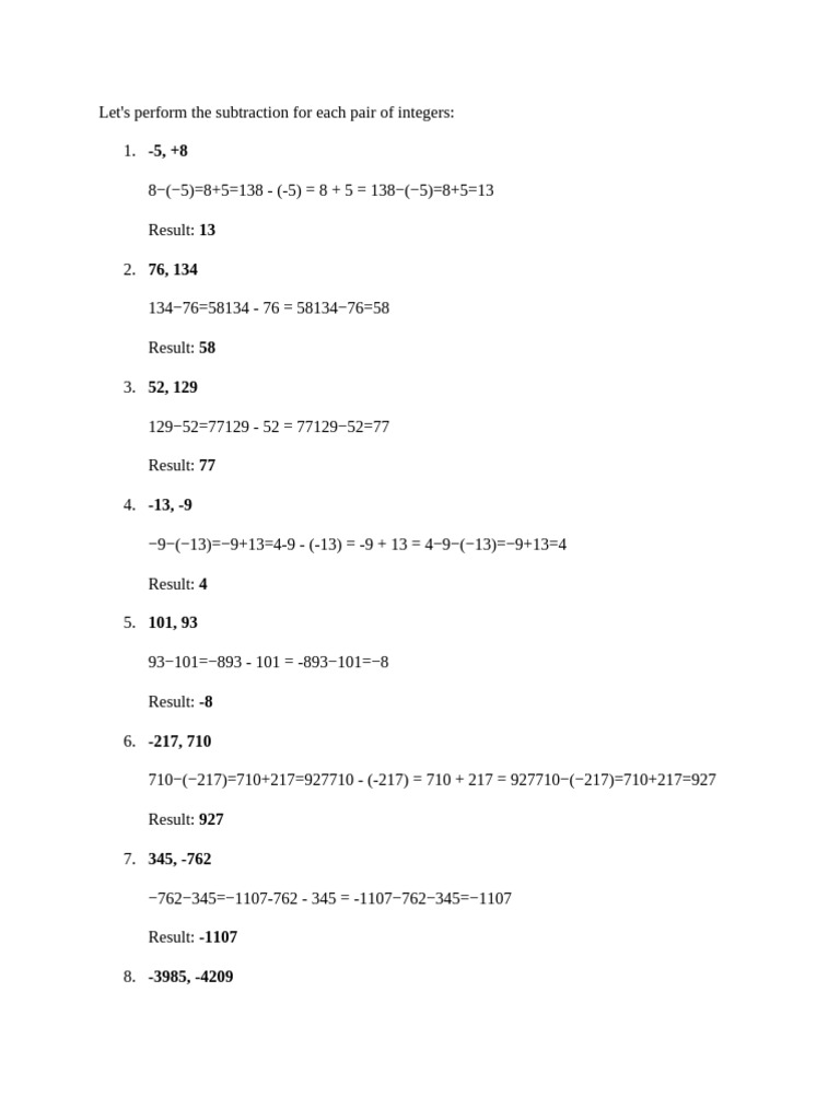 Integers | PDF | Arithmetic | Mathematics