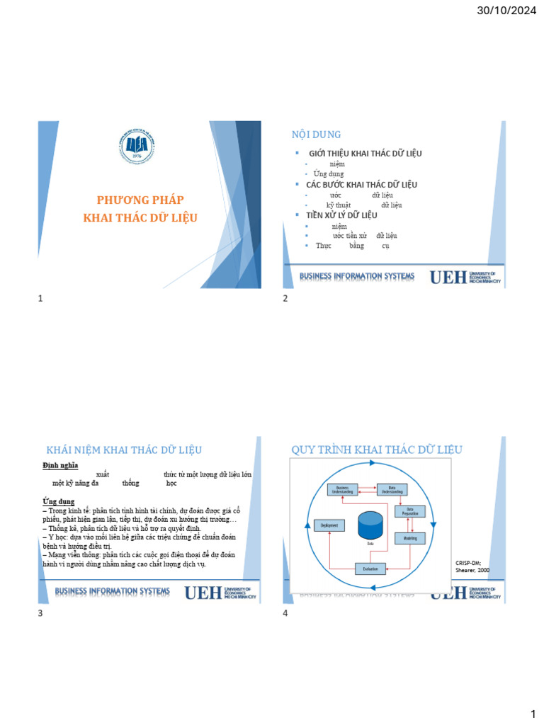 3 - Phuong Phap Khai Thac Du Lieu | PDF