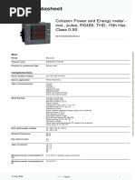 EasyLogic PM2120 Power Meter Datasheet | PDF | Alternating Current ...