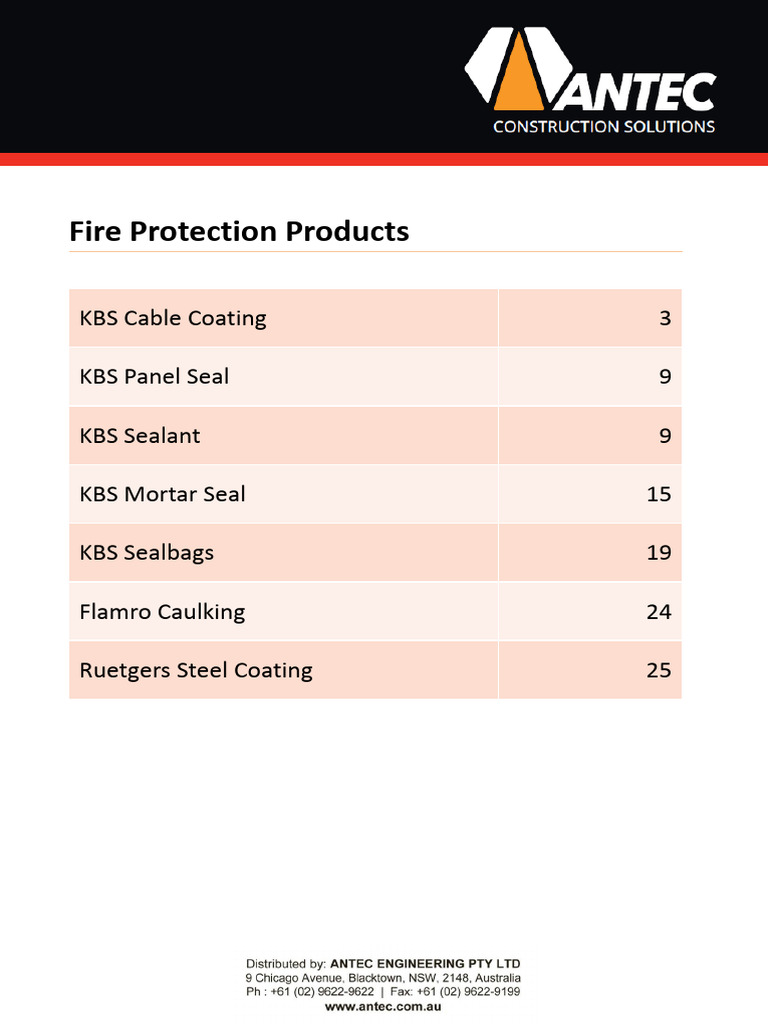 Fire Protection Catalogue | PDF | Electrical Wiring | Water