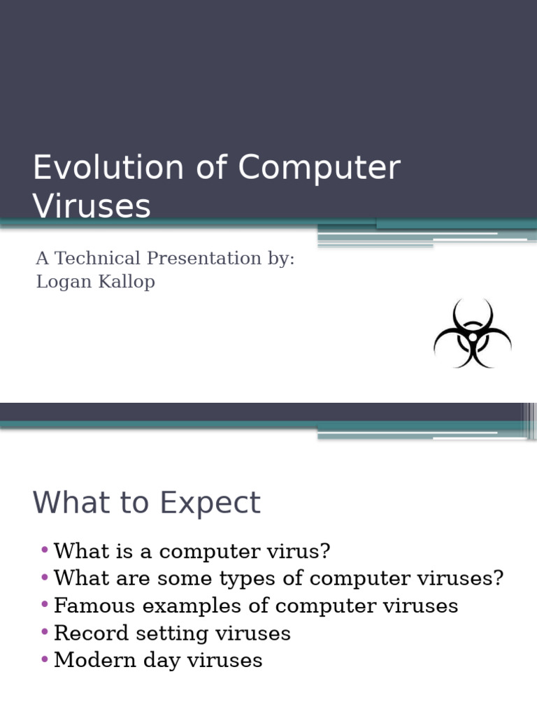 Evolution of Computer Viruses COSC 380 | PDF | Computer Virus | Malware