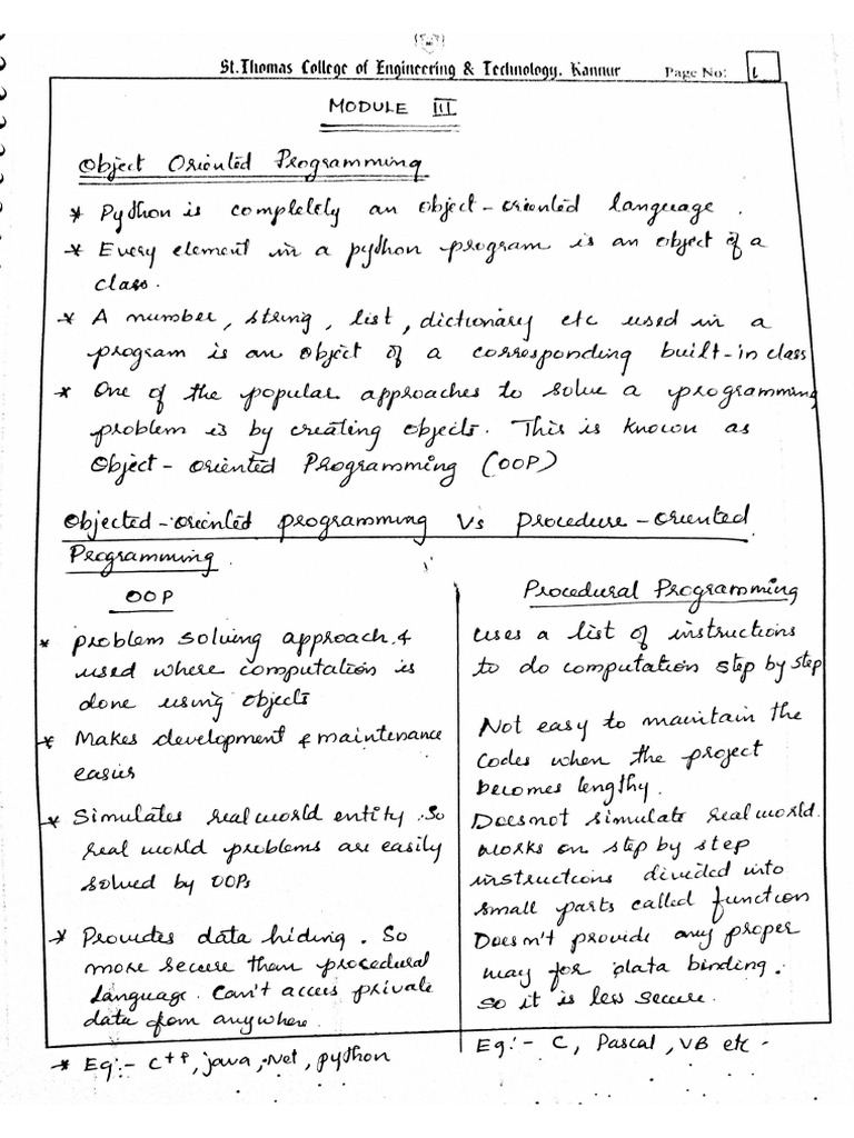 Module 3 Note PART A | PDF