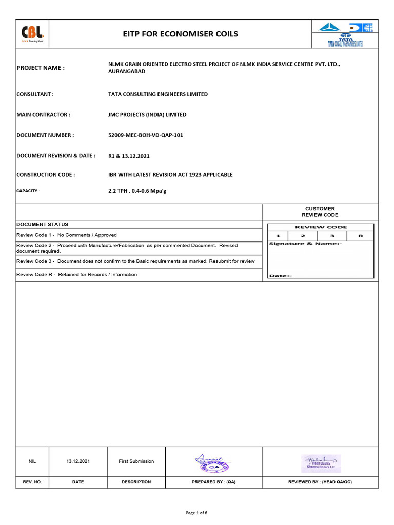 EITP ECONOMISER | PDF | Nondestructive Testing | Welding
