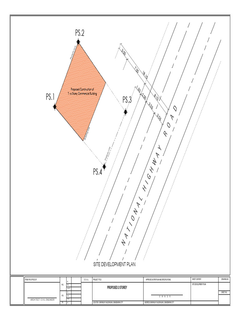 Proposed 2 Storey Commercial Plan | PDF