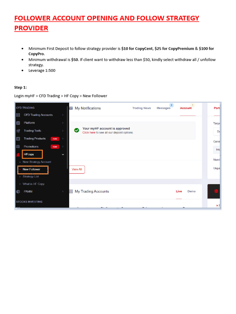 Follower Account Setup Guide | PDF