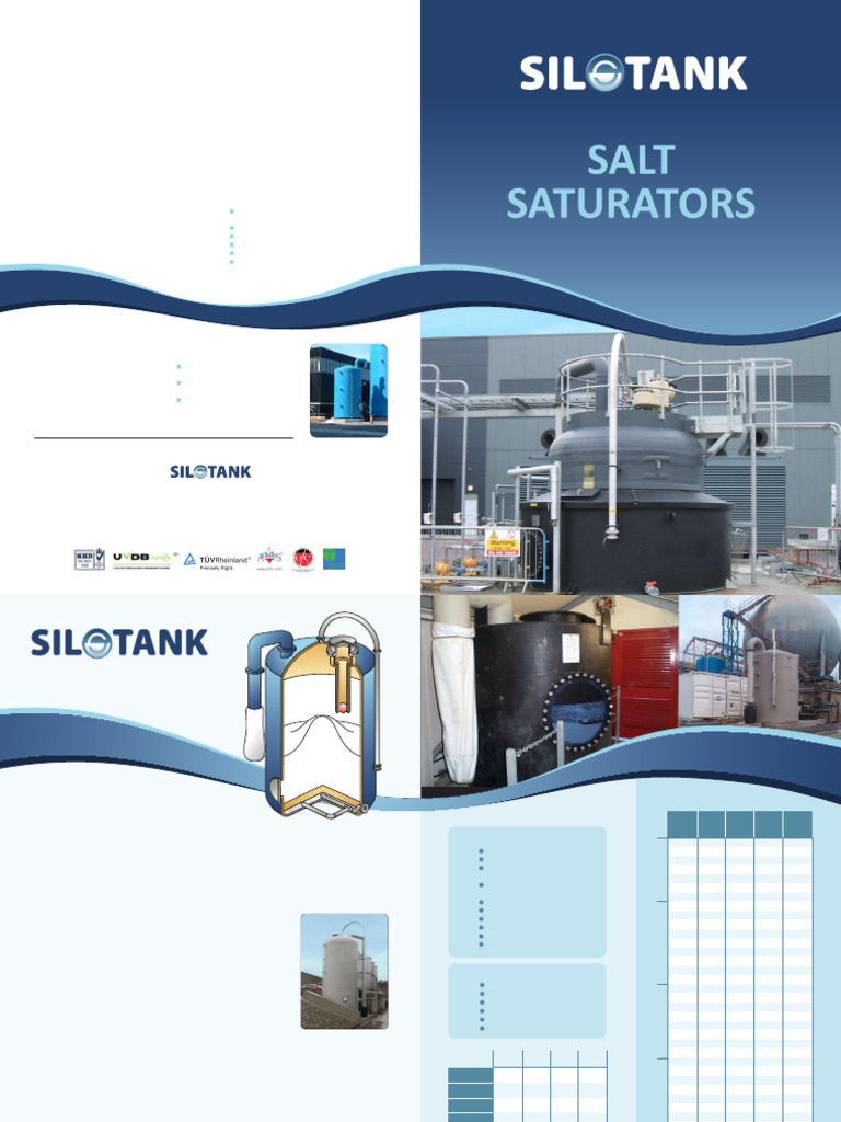 Salt Saturator Brochure | PDF | Pipe (Fluid Conveyance) | Pump