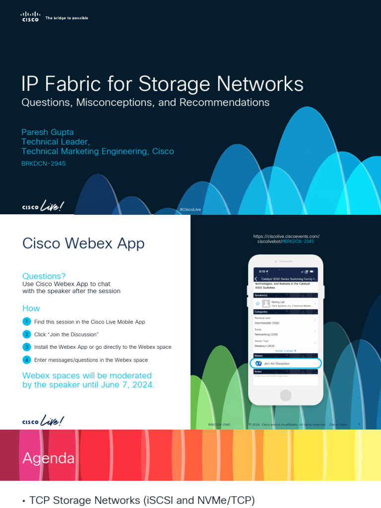 IP Fabric for Storage Networks | PDF | Transmission Control Protocol ...