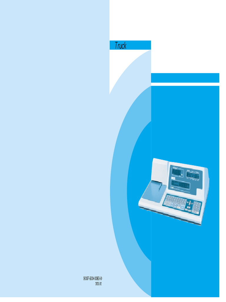 NT-600 Truck Weighing Indicator Manual | PDF | Analog To Digital ...