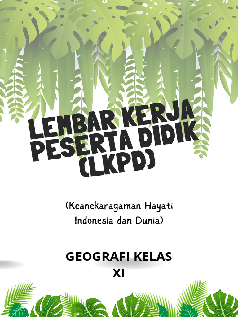 LKPD Modul Keanekaragaman Hayati | PDF