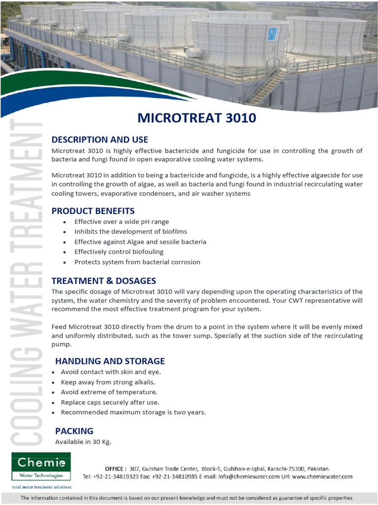 Microtreat 3010 | PDF