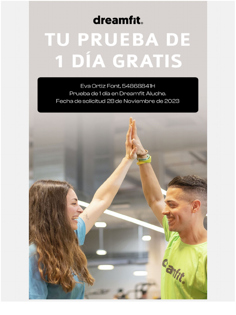 Dreamfit Prueba Gratis | PDF