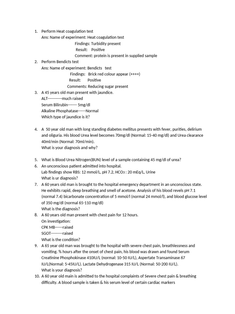 Perform Heat Coagulation Test | PDF | Blood Plasma | Clinical Medicine