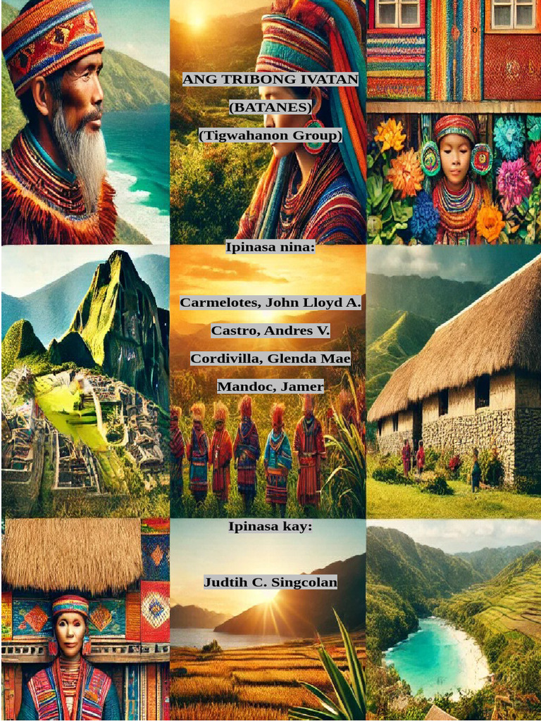 Written Report Ivatan | PDF