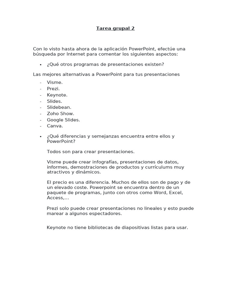 Tarea Grupal 2 | PDF