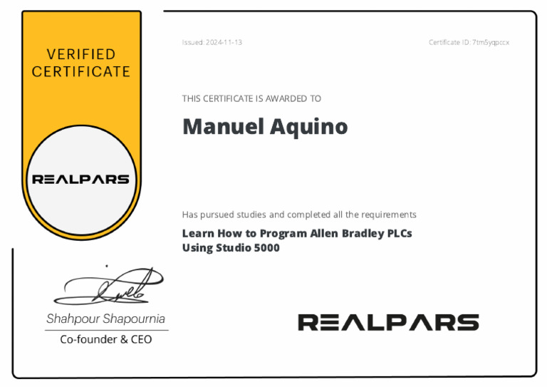 Manuel Aquino - Studio 5000 | PDF