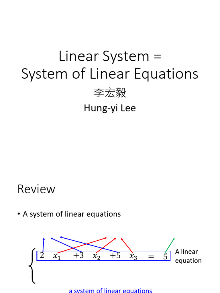 Equation | PDF | System Of Linear Equations | Equations