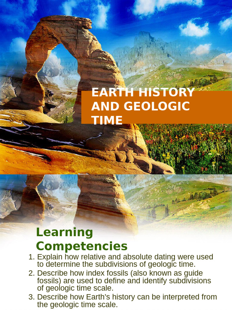 Earth History and Geologic Time 1 | PDF | Stratigraphy | Geology