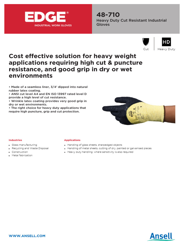 edge-48-710_pds_gb | PDF | Natural Rubber | Materials