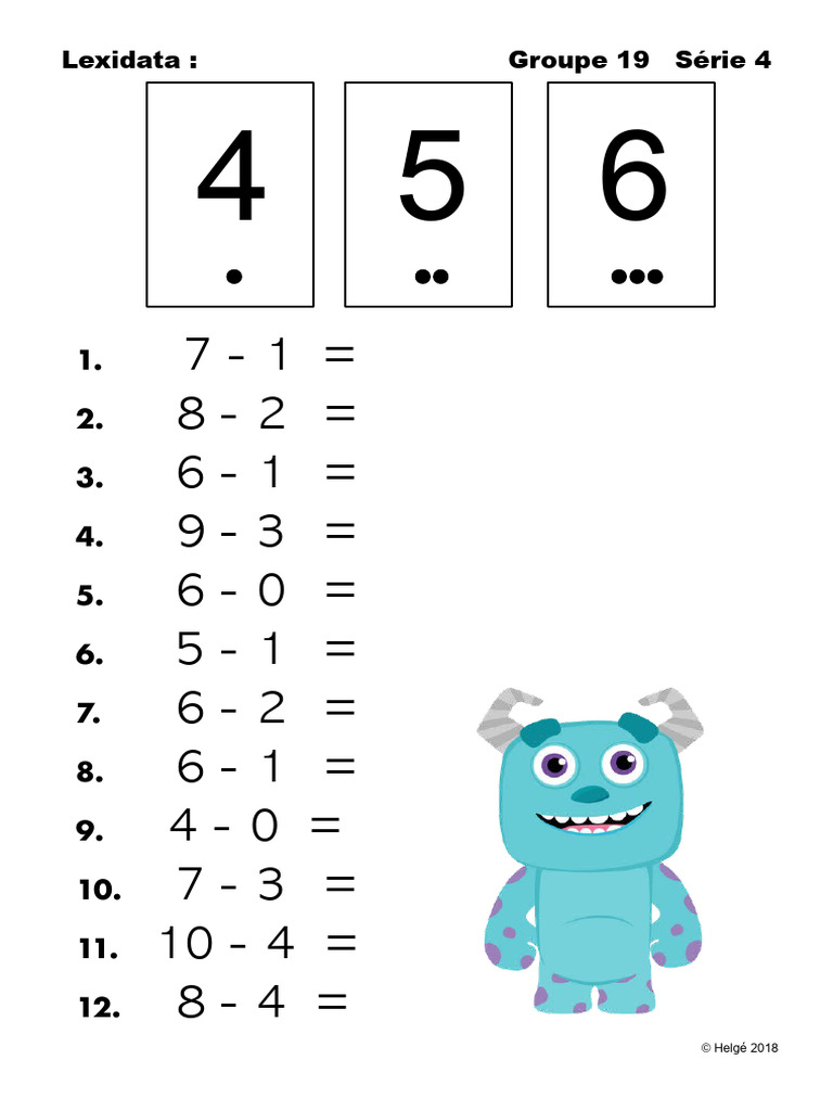 Lexi 3P Math Additions Soustractions 1 | PDF