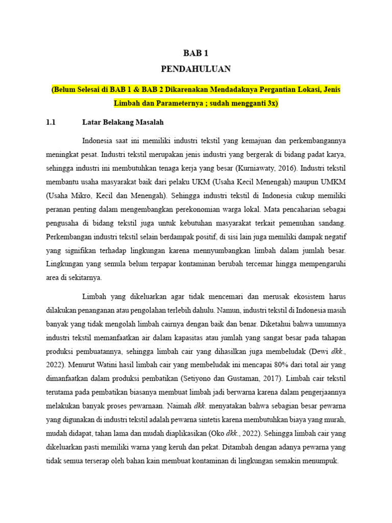 Draft BAB 2 Skripsi | PDF