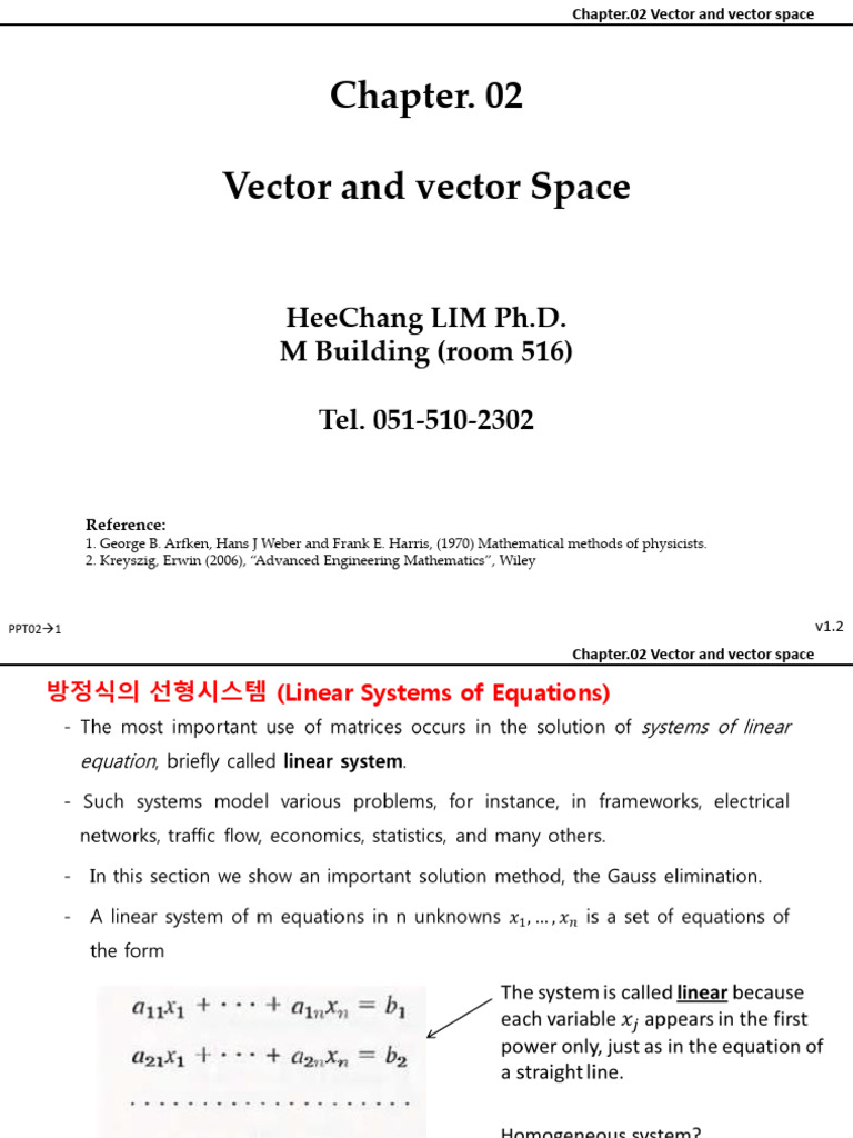 Chap02.ADV - Math-Vector and Vector Space | PDF | Vector Space | Linear Subspace