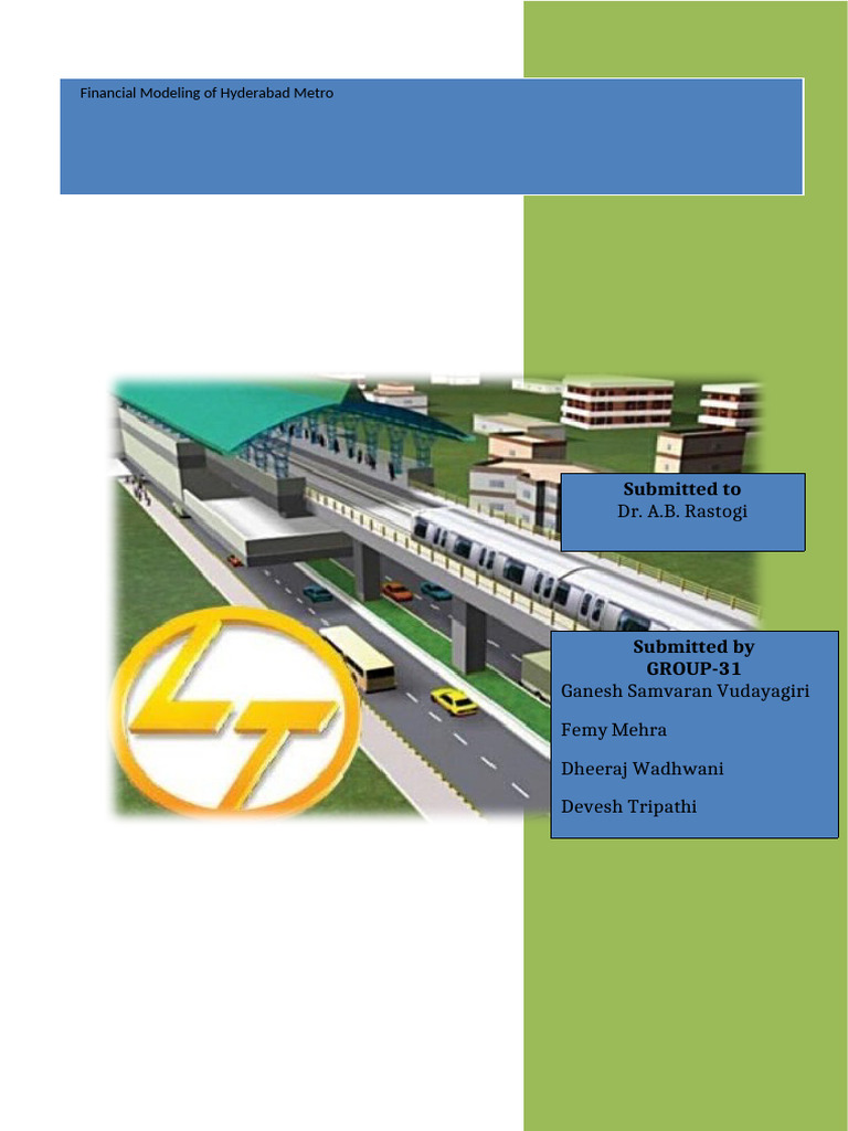 Hyderabad Metro Financial Overview | PDF | Public–Private Partnership ...