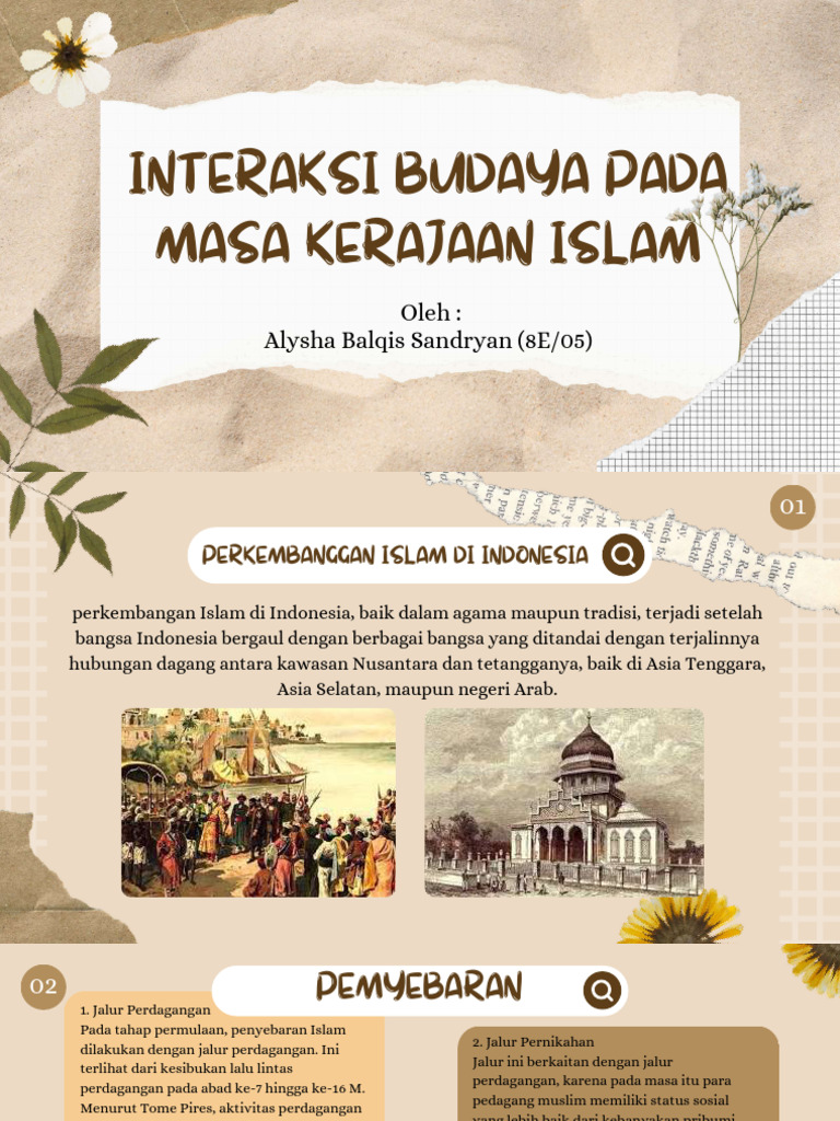 Interaksi Budaya Pada Masa Kerajaan Islam | PDF