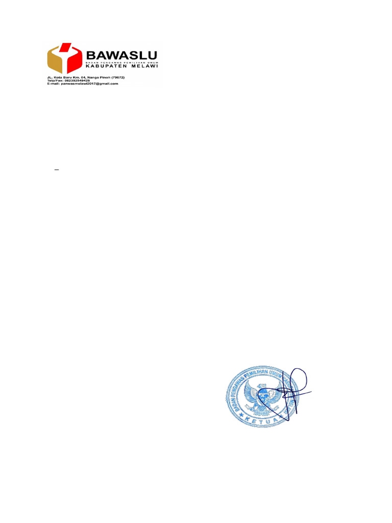 Undangan Rapat Internal (DARING) | PDF