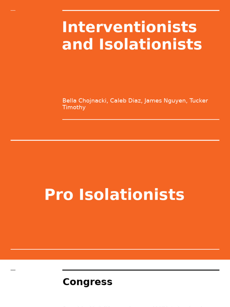 US Isolationism vs. Intervention Debate | PDF | Franklin D. Roosevelt ...