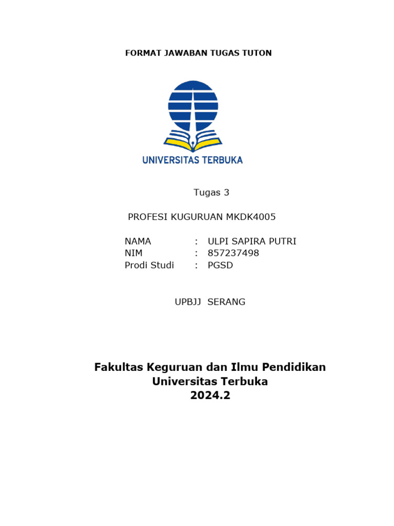 Format Tugas 2 | PDF