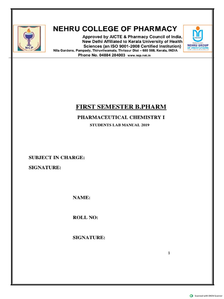First Sem Lab Manual | PDF