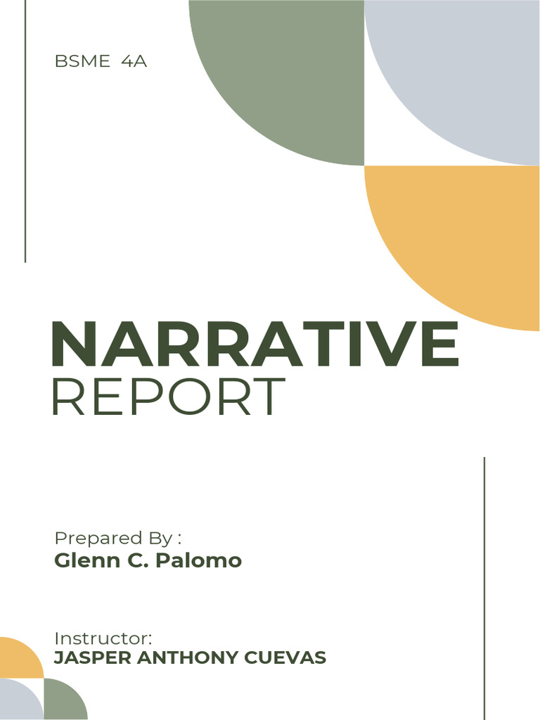Narrative Report | PDF | Sustainability | Engineering