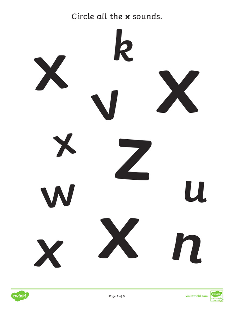 T L 1656664251 My Letter X Workbook k1 - Ver - 2 | PDF