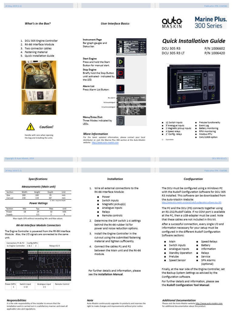 QIG Quick Installation Guide DCU 305 R3 | PDF | Computing | Electronics