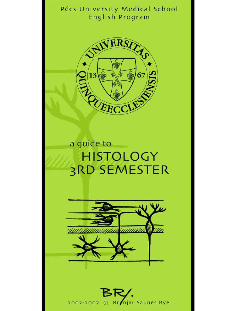 BRY's Histology 3rd Semester | PDF