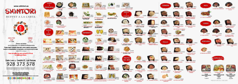 Menu A Domicilio Shintori | PDF