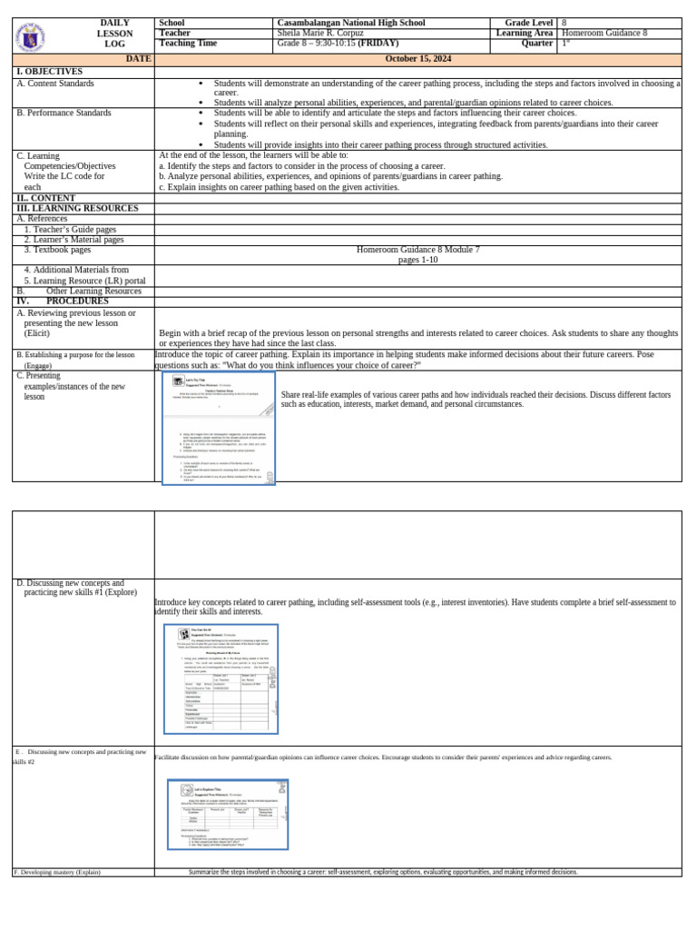 HG-Module 7 | PDF | Learning | Concept