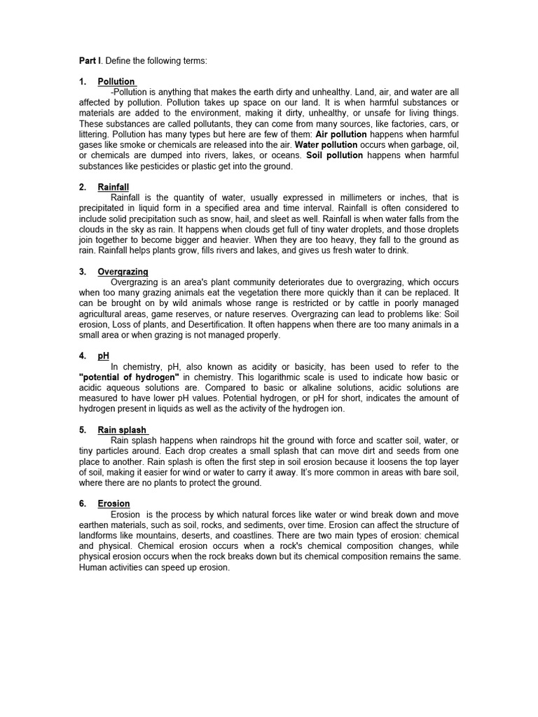 envi | PDF | Air Pollution | Soil