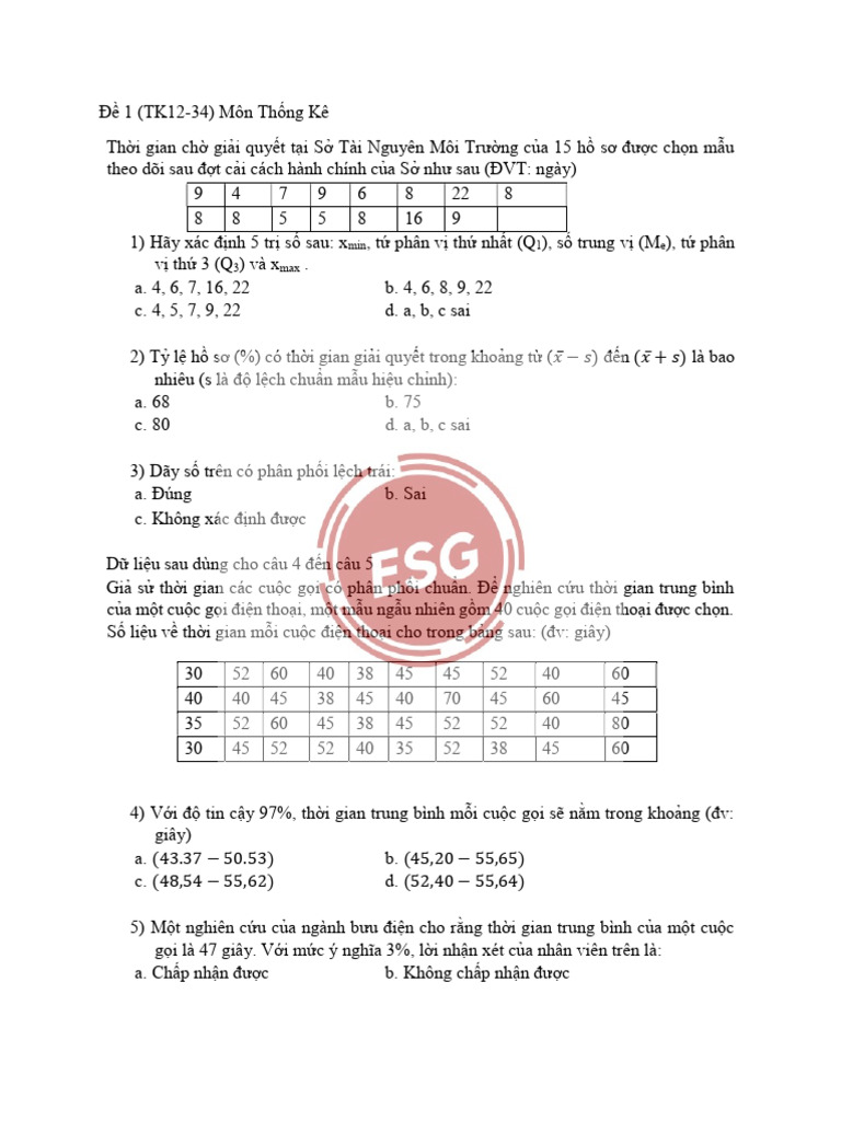 Đề Thi KTHP K44 Có Giải 3 | PDF